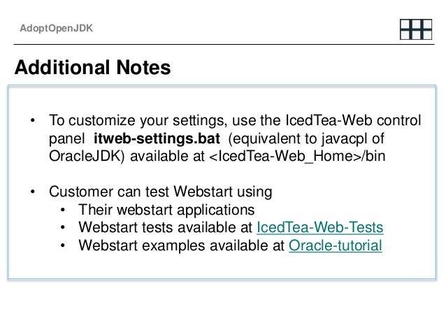 Open Jdk8 Openj9 Withicedtea Web