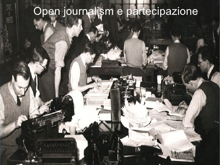 Open journalism & partecipazione
