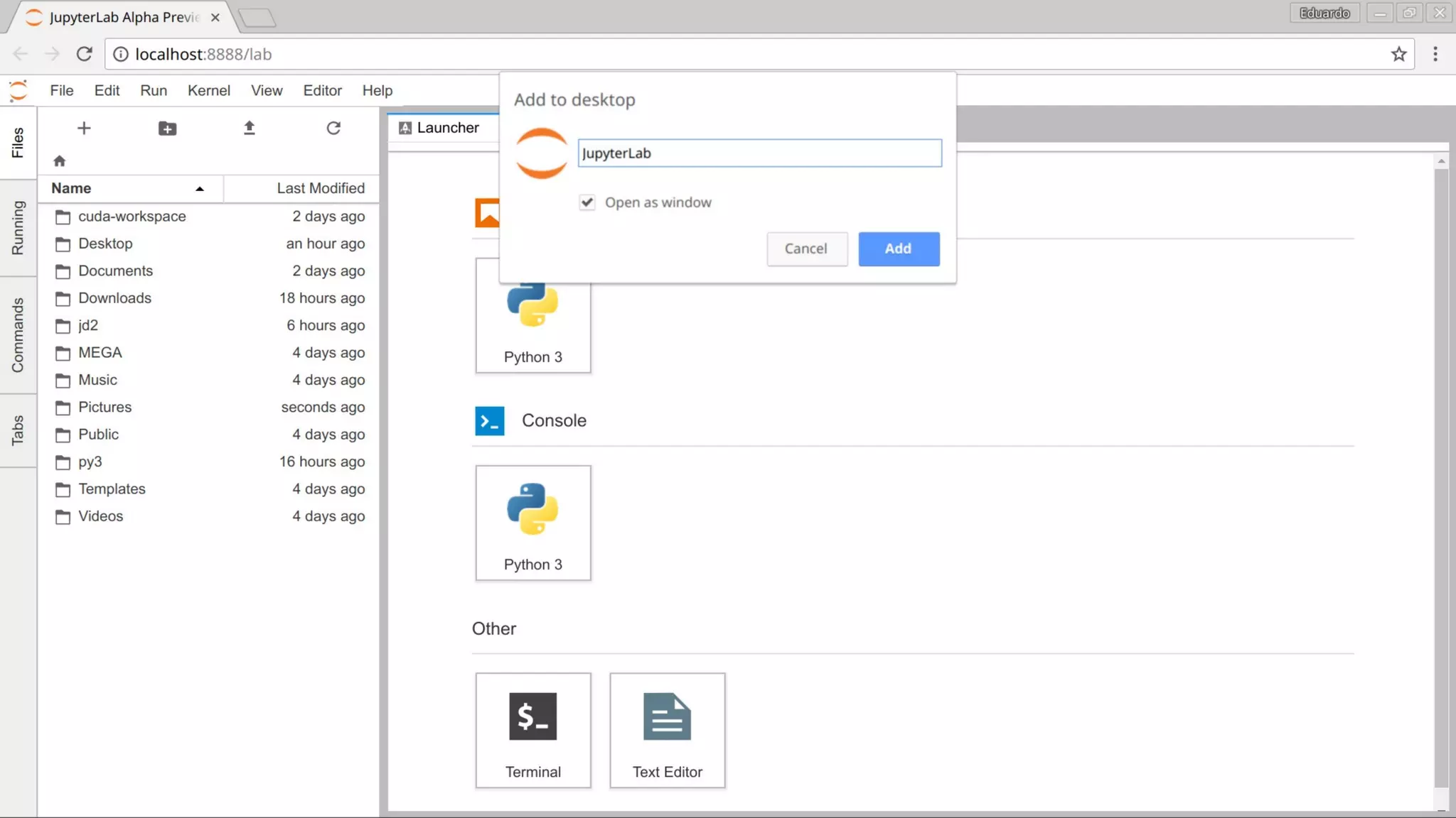 Open Jupyter Notebook and JupyterLab as a desktop application | PPT