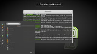 Open Jupyter Notebook and JupyterLab as a desktop application | PDF