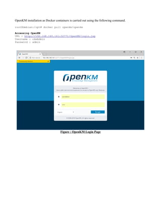 OpenKM Solution Document | PDF