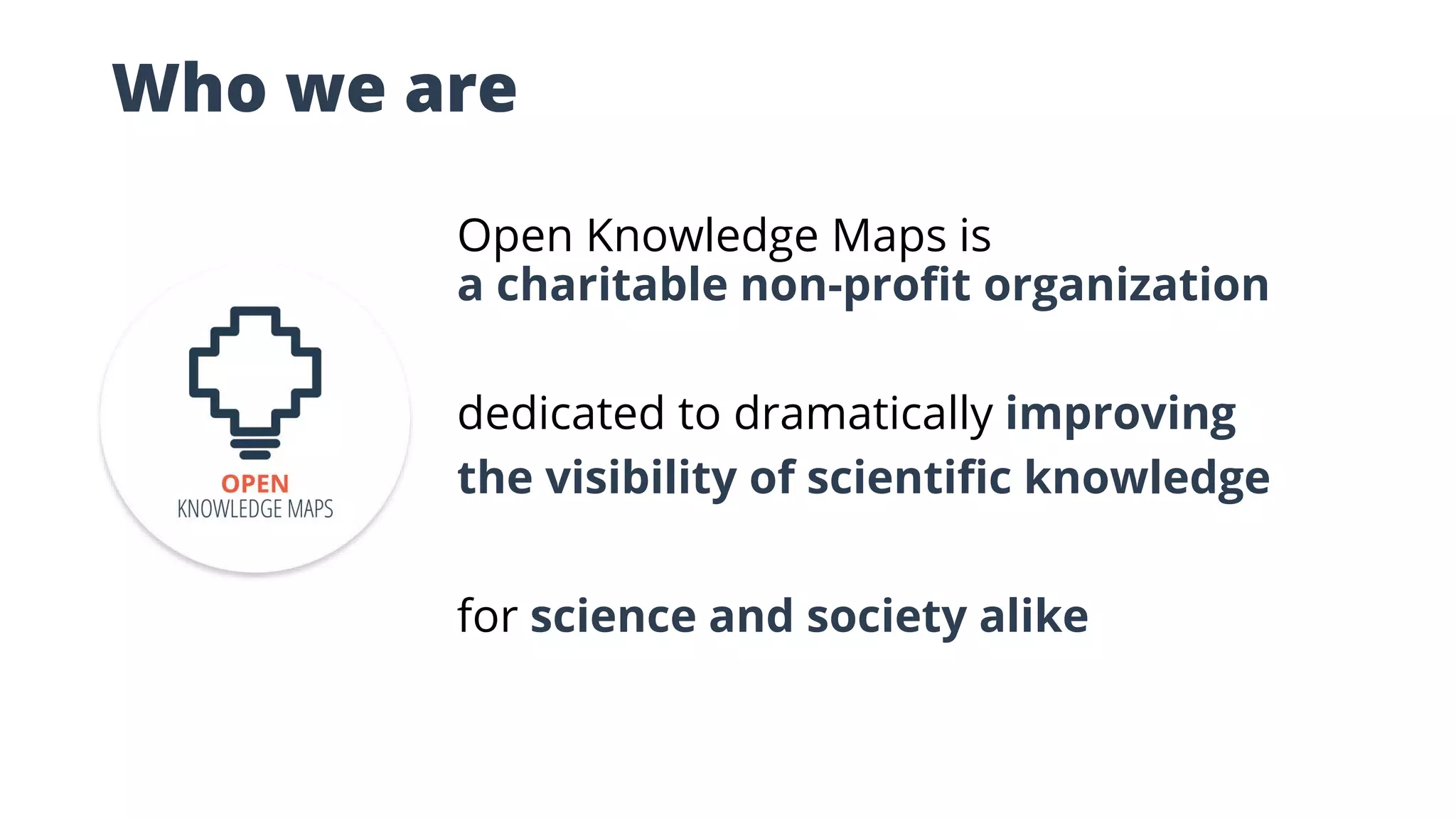 Open Knowledge Maps | PPT