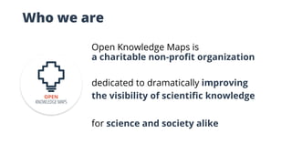Open Knowledge Maps | PPT