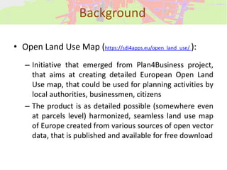 Open Land Use - the Current Status and Steps Forward | PDF