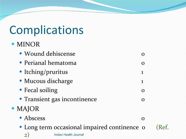 Open lateral internal sphincterotomy | PPT | Digestive Disorders ...
