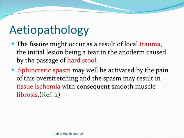 Open lateral internal sphincterotomy | PPT | Digestive Disorders ...