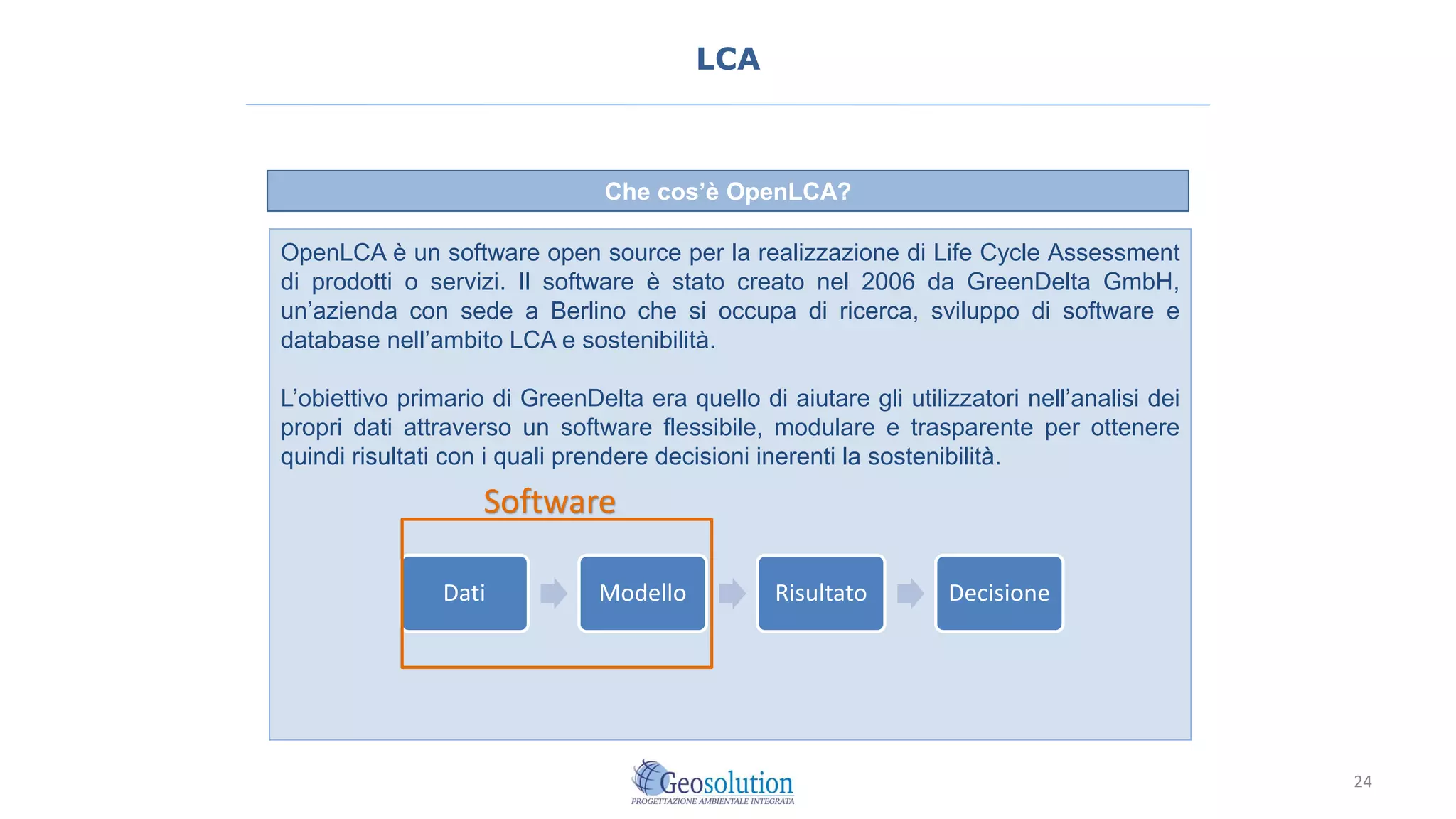 Introduzione all'Analisi del Ciclo di Vita (Life Cycle Assessment - LCA ...