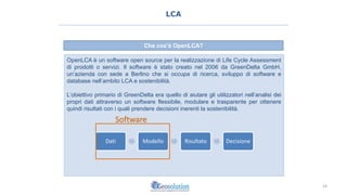 Introduzione all'Analisi del Ciclo di Vita (Life Cycle Assessment - LCA ...