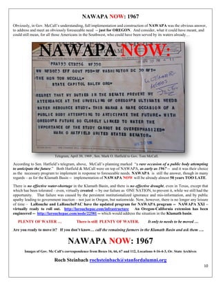 GOV REAGAN & GOV. McCALL -- NAWAPA NOW !! 1967 | PDF
