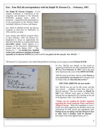 GOV REAGAN & GOV. McCALL -- NAWAPA NOW !! 1967 | PDF