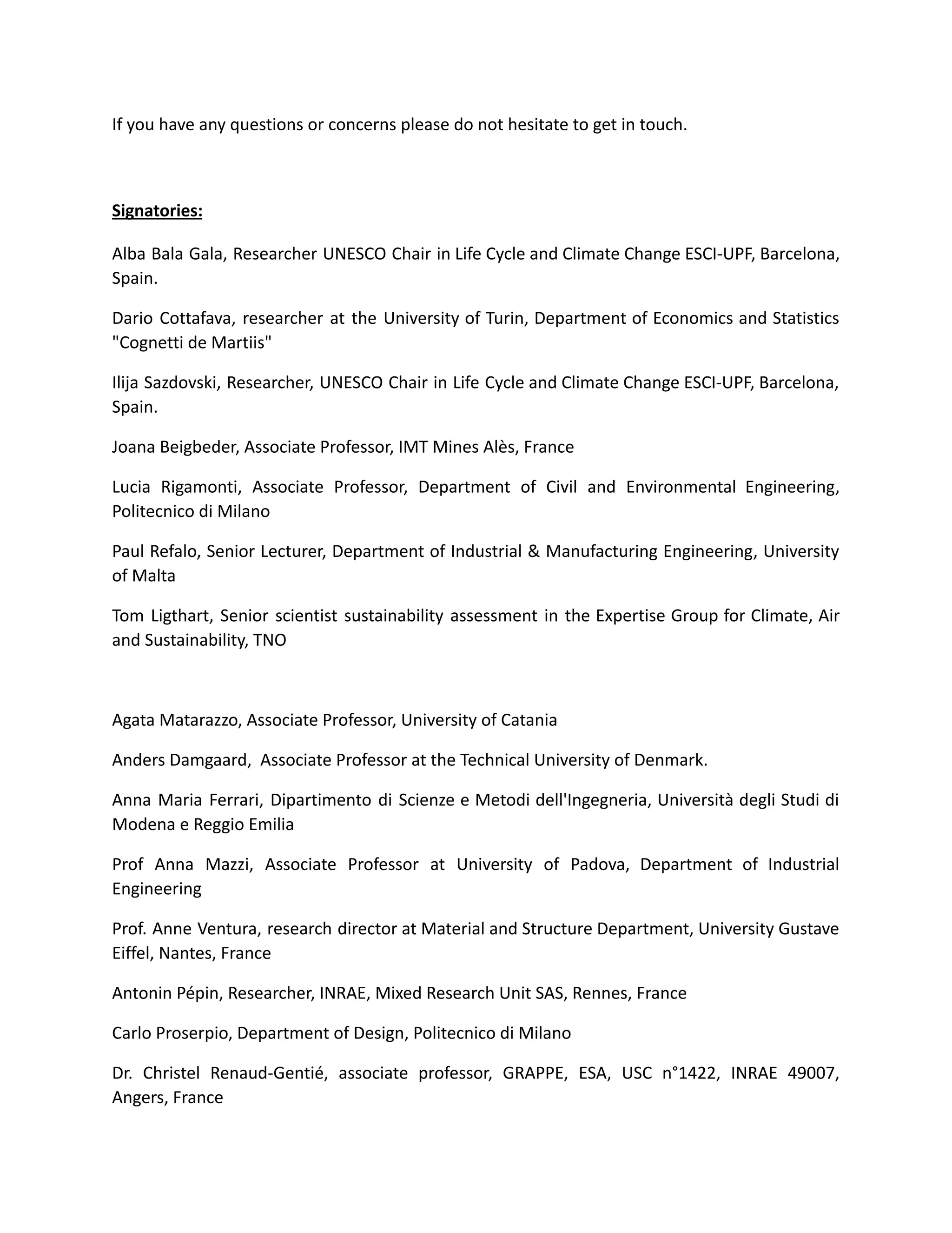 Misleading packaging studies: open letter from LCA experts | PDF