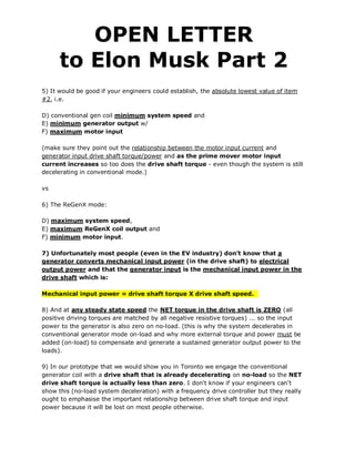 Open Letter To Elon Musk Part 2 | PDF