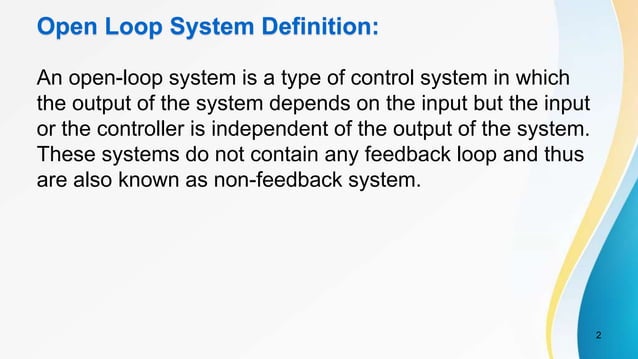 Open Loop and close loop control system ppt.pptx Open Loop and close loop control system ppt.pptx