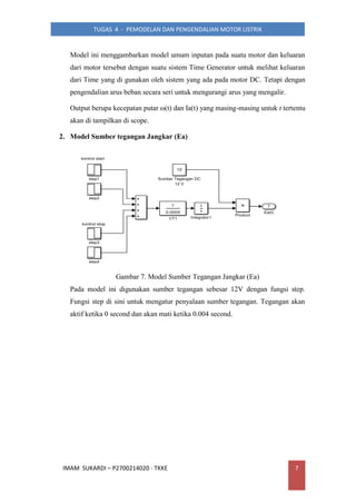 Open loop motor dc Simulink | PDF
