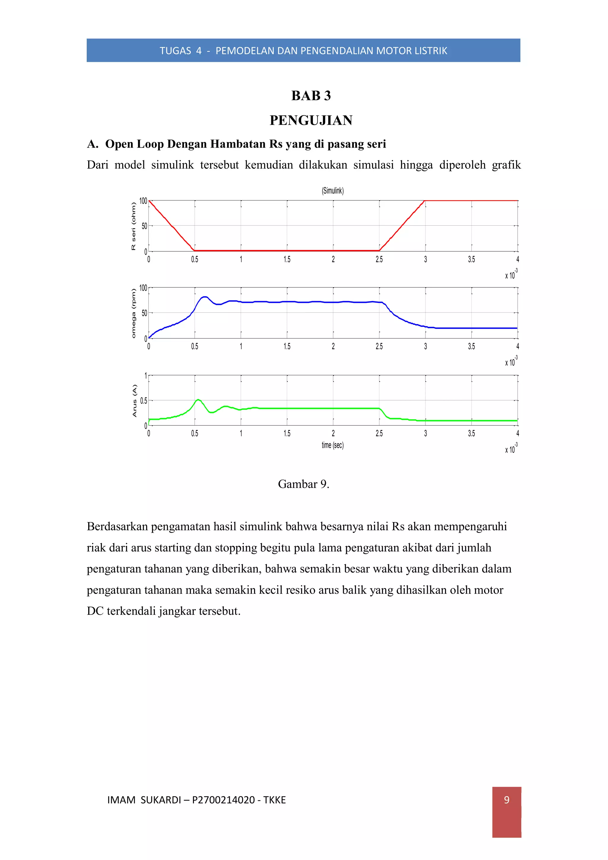 Open loop motor dc | PDF