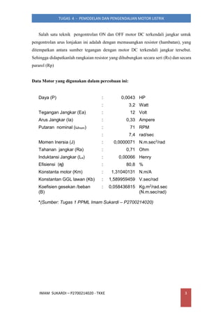 Open loop motor dc | PDF