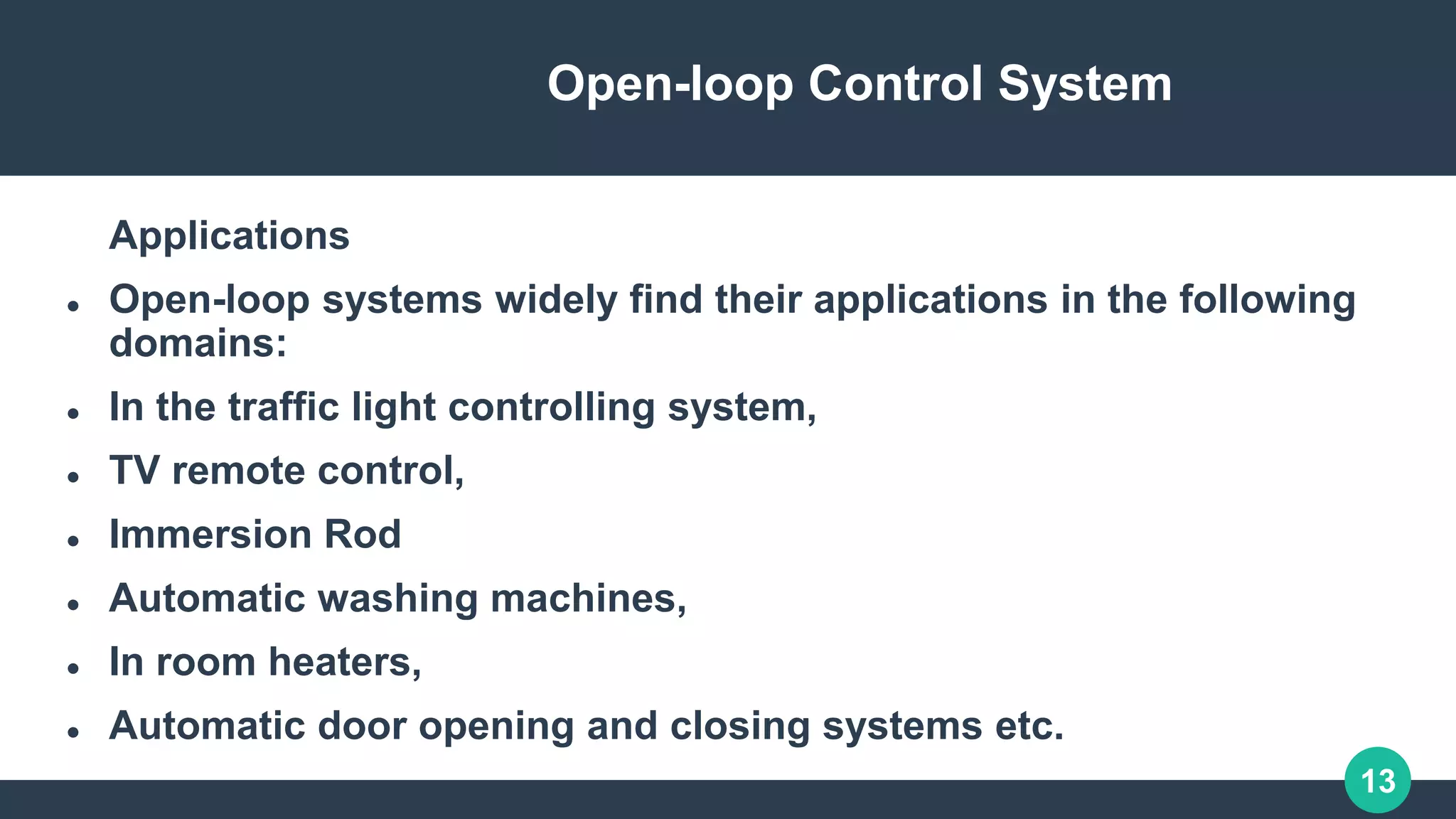 open loop system Control system (Sindhumathy).pptx | Home Appliances ...