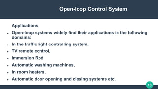 open loop system Control system (Sindhumathy).pptx | Home Appliances ...
