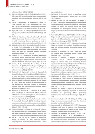 Open lung biopsy in patients with respiratory failure | PDF