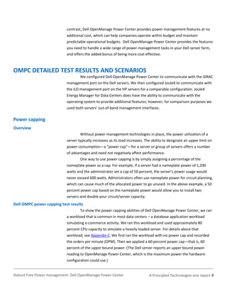 Robust Free Power management: Dell OpenManage Power Center | PDF