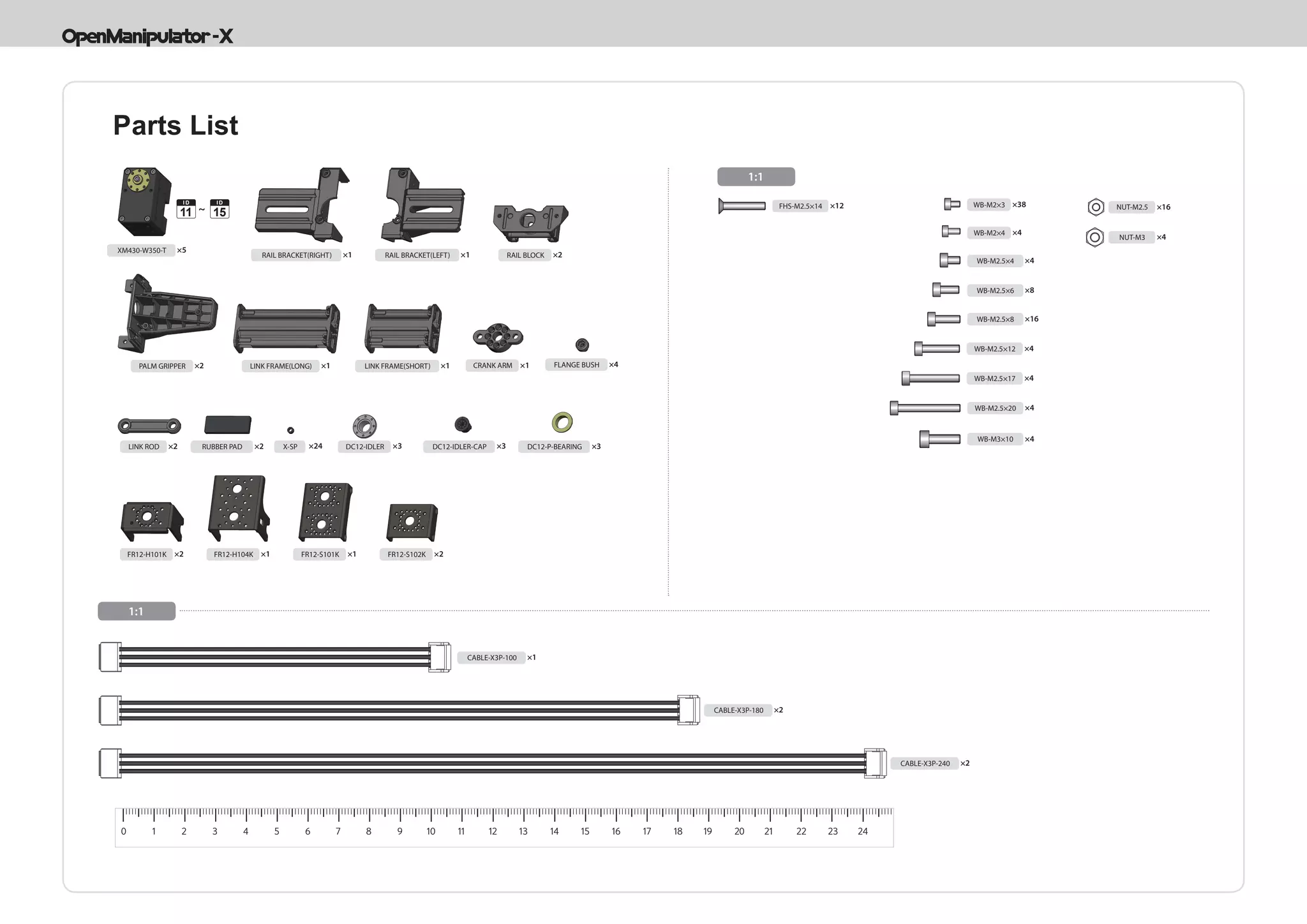 Open manipulator x-assembly_guide_ver1913 | PDF
