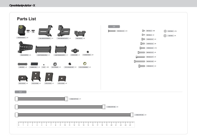 Open manipulator x-assembly_guide_ver1913 | PDF