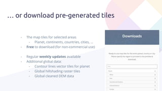 OpenMapTiles FOSS4G 2019 | PPTX | Geography | Science