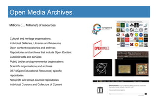 Open Media Archives Toolkit | PPT