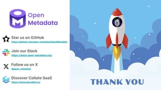 OpenMetadata Community Meeting - 8th May 2024 | PDF