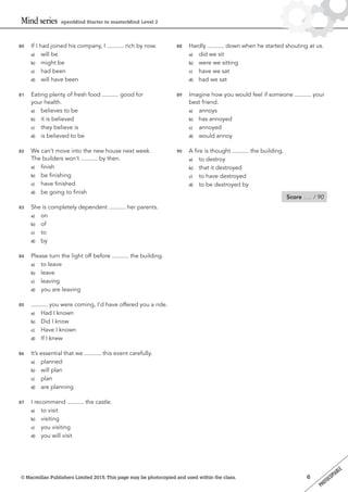 Open mind 1 placement test | PDF