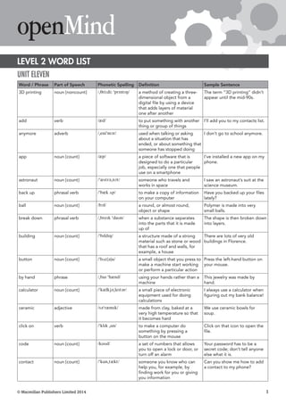 openMind 2 Unit 11 wordlist.pdf