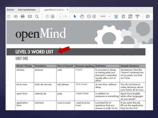 Open Mind 2nd Edition SS Activation Code | PPTX