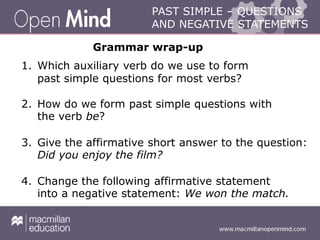 Open Mind Elementary Unit 10 Grammar 2.pptx
