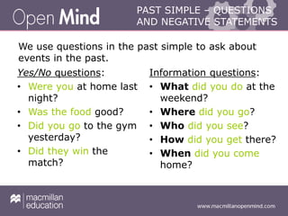 Open Mind Elementary Unit 10 Grammar 2.pptx