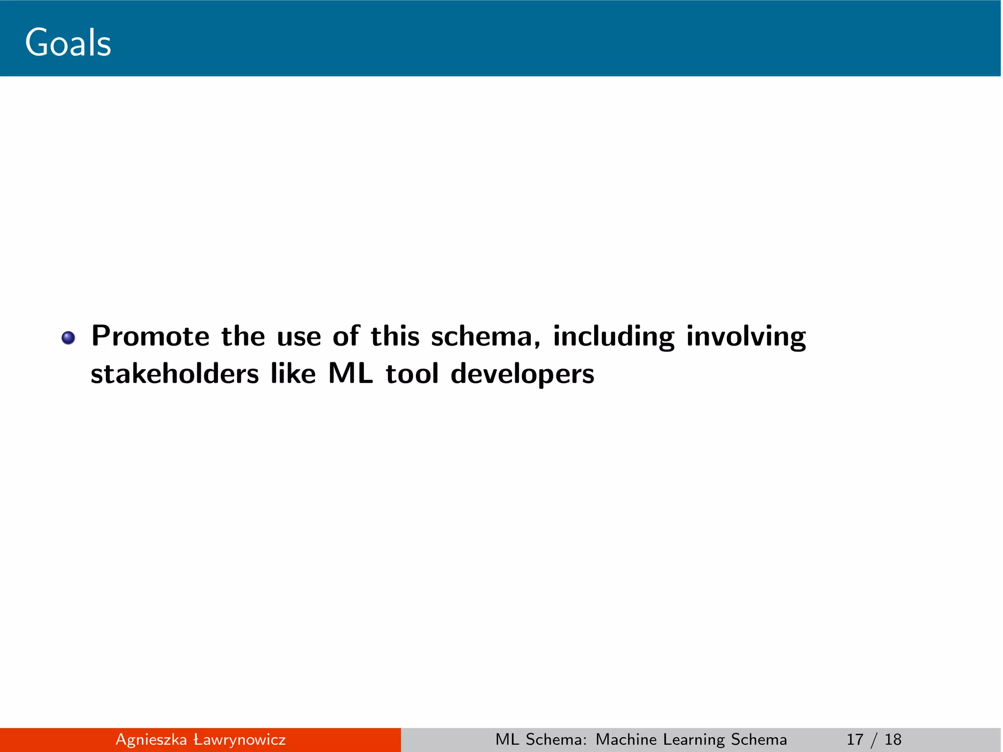 ML Schema: Machine Learning Schema | PDF