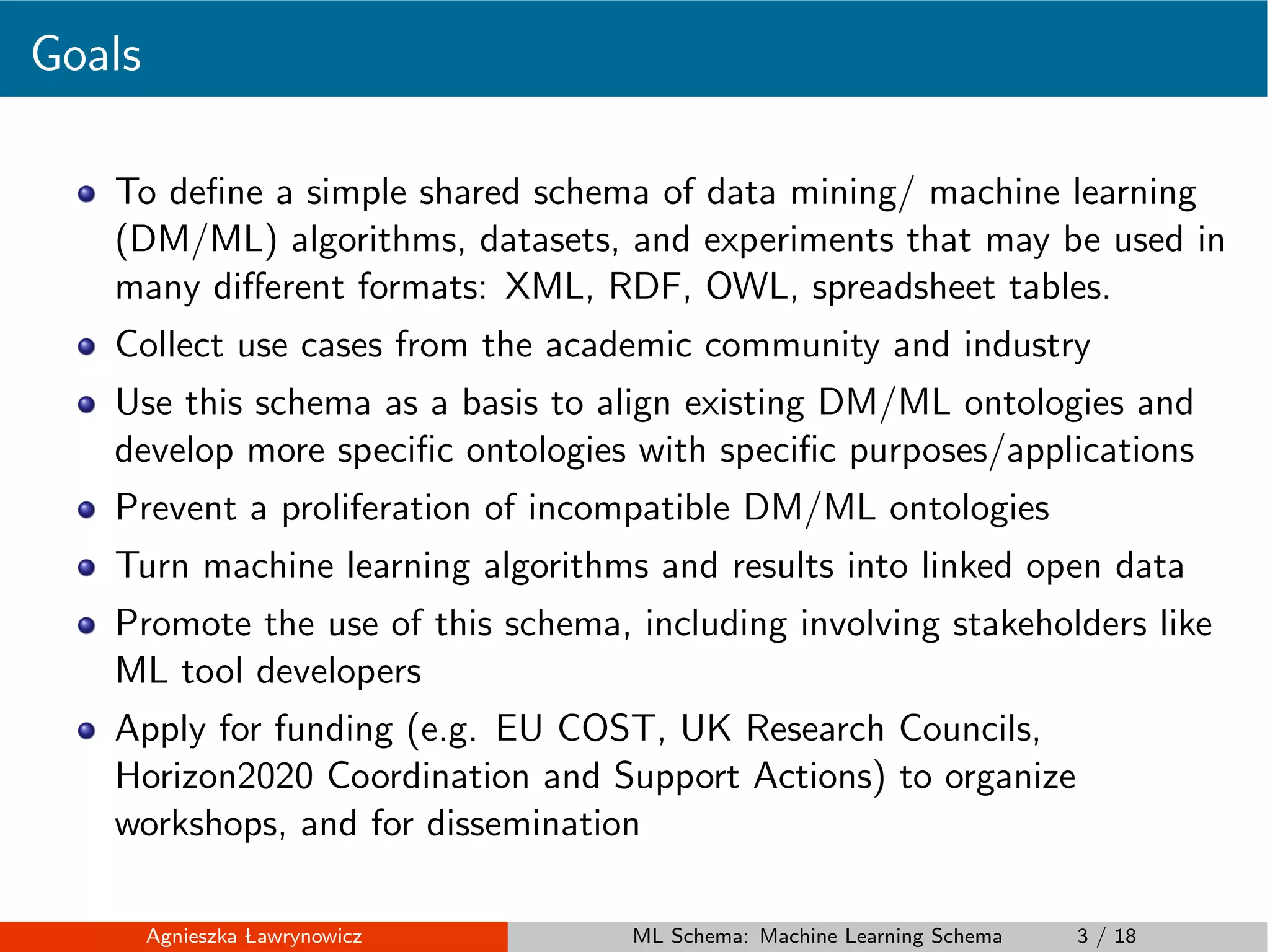 ML Schema: Machine Learning Schema | PDF | Databases | Computer Software and Applications