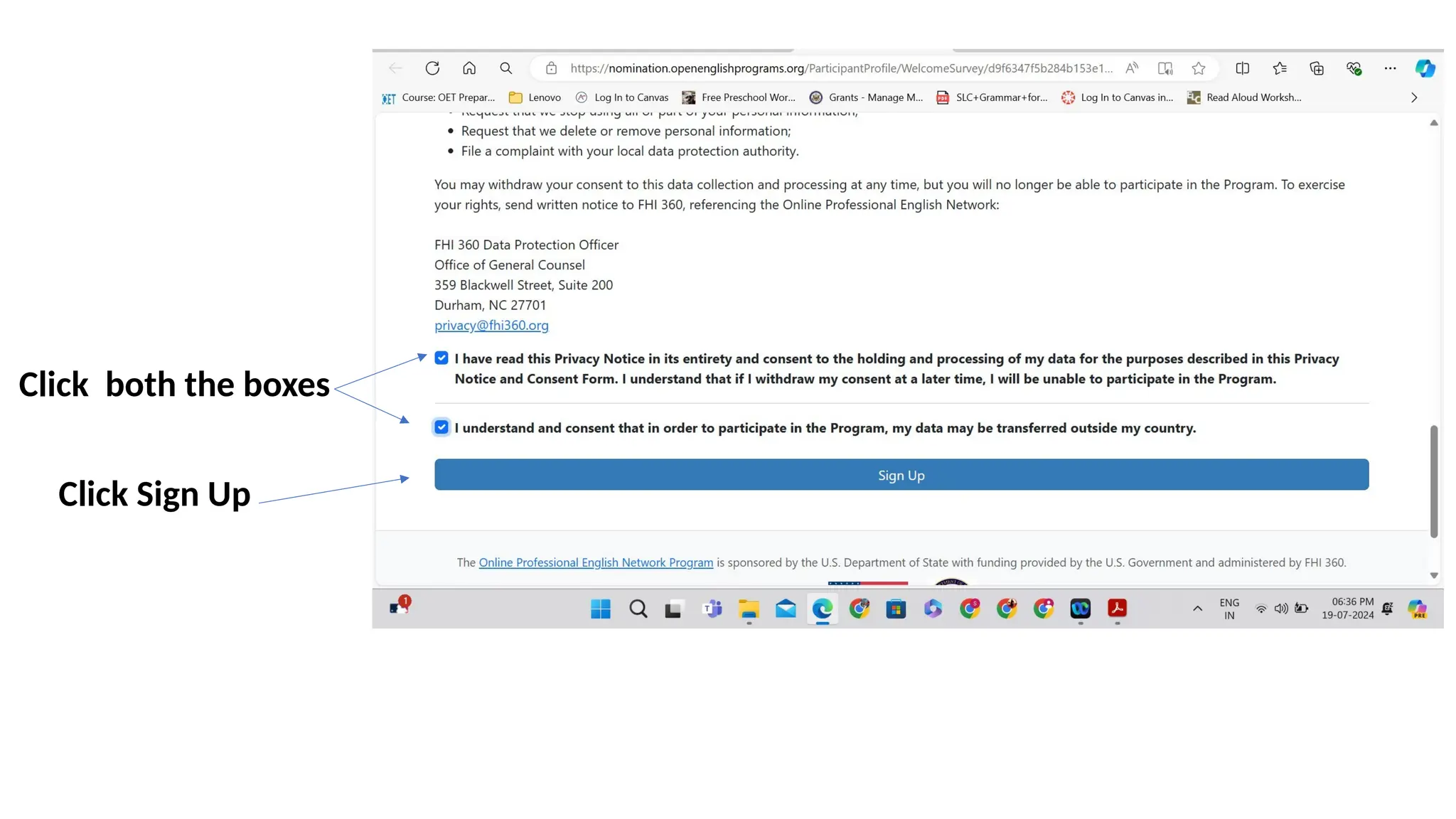 OPEN MOOC Registration process instructions | PPT