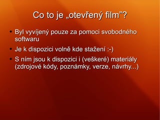 OpenMovie project | ODP