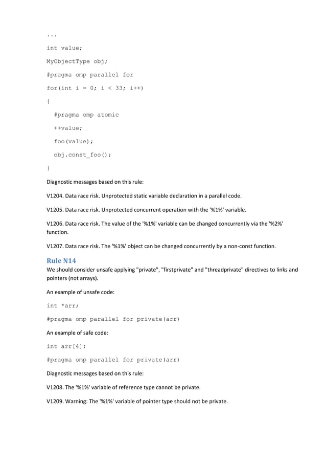OpenMP and static code analysis | PDF