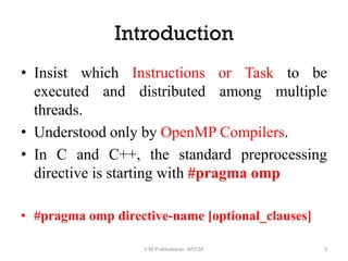 Open mp directives | PPT