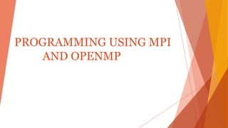 openmp final2.pptx | Programming Languages | Computing