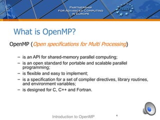 Open mp intro_01 | PPT