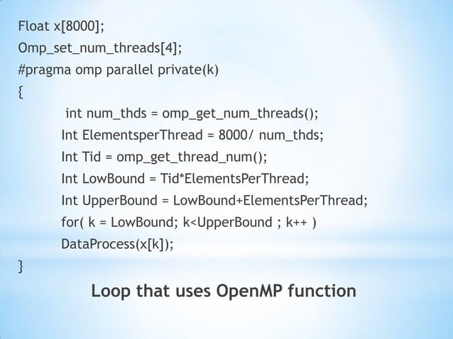Open mp library functions and environment variables | PDF | Programming Languages | Computing