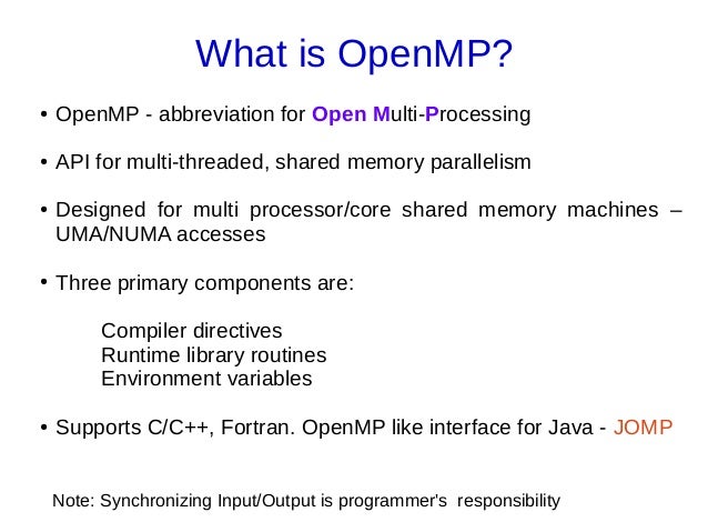 Openmp Tutorial For Beginners