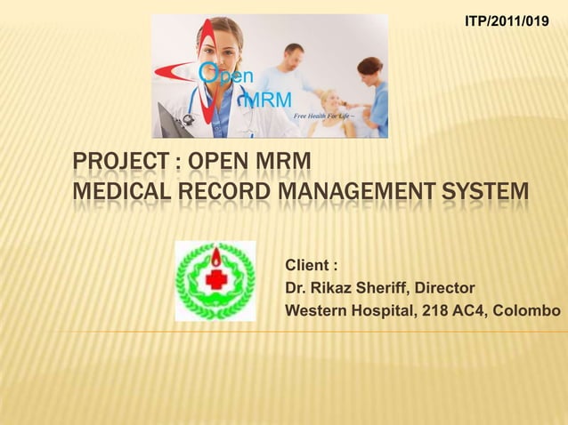 Open MRM Project Presentation | PPT