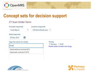 OpenMRS Concept Management Tutorial (addendum) | PPTX