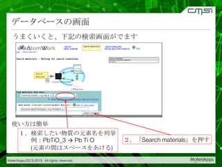 MateriApps: OpenMXを利用した第一原理計算の簡単な実習 | PDF