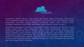 OpenNebula | PPT