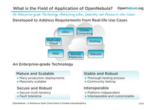 Open nebula a reference open cloud stack | PDF