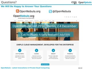 OpenNebula - OpenNebula and tips for CentOS 7 | PDF